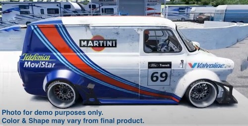 1/10 Lexan Clear RC Touring Drift Race Car Body Shell - FORD TRANSIT ...