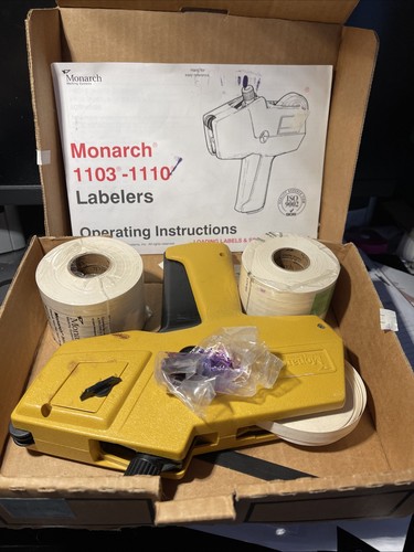 Monarch 1110 Label Maker Ink And Extra Labels | eBay