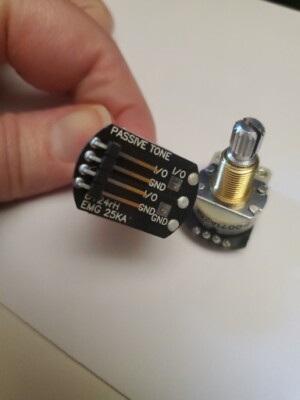 NEW EMG Solderless Active Pickups Passive Tone Pot 10mm SHORT SHAFT ...