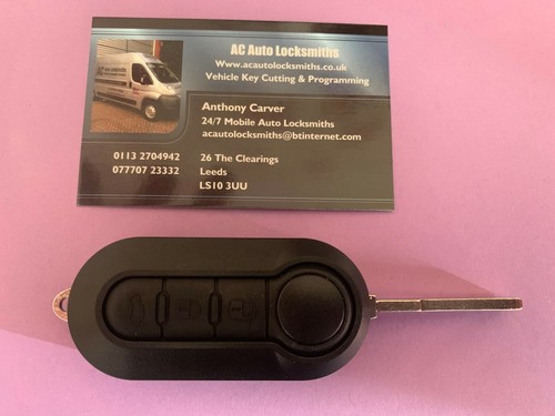 2010 - 2019 CITROEN RELAY REMOTE KEY SUPPLIED CUT AND PROGRAMMED WHILST ...