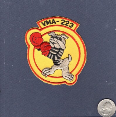 VMA-223 BULLDOGS AV-8B Harrier A-4 Skyhawk USMC Attack Squadron Patch | eBay
