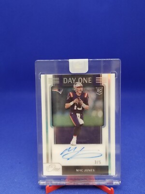 Mac Jones 2021 Panini One Day One ROOKIE Autograph #105 3/5 | eBay