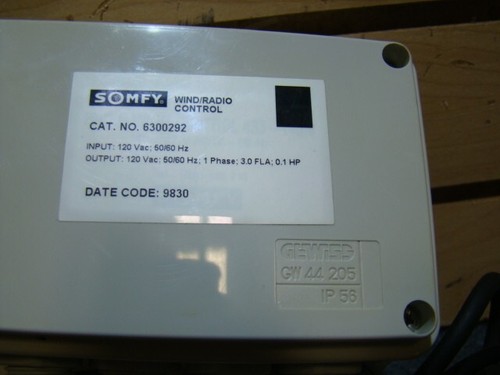 USED RV WIND/RADIO Somfy Universal RTS Receiver Control | eBay