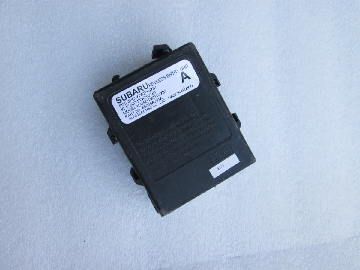 13 Outback Keyless Control Module Location 2002 Forester L Oem Keyless