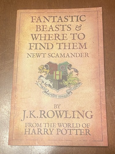Fantastic Beasts & Where To Find Them Newt Scamander By JK Rowling Book ...