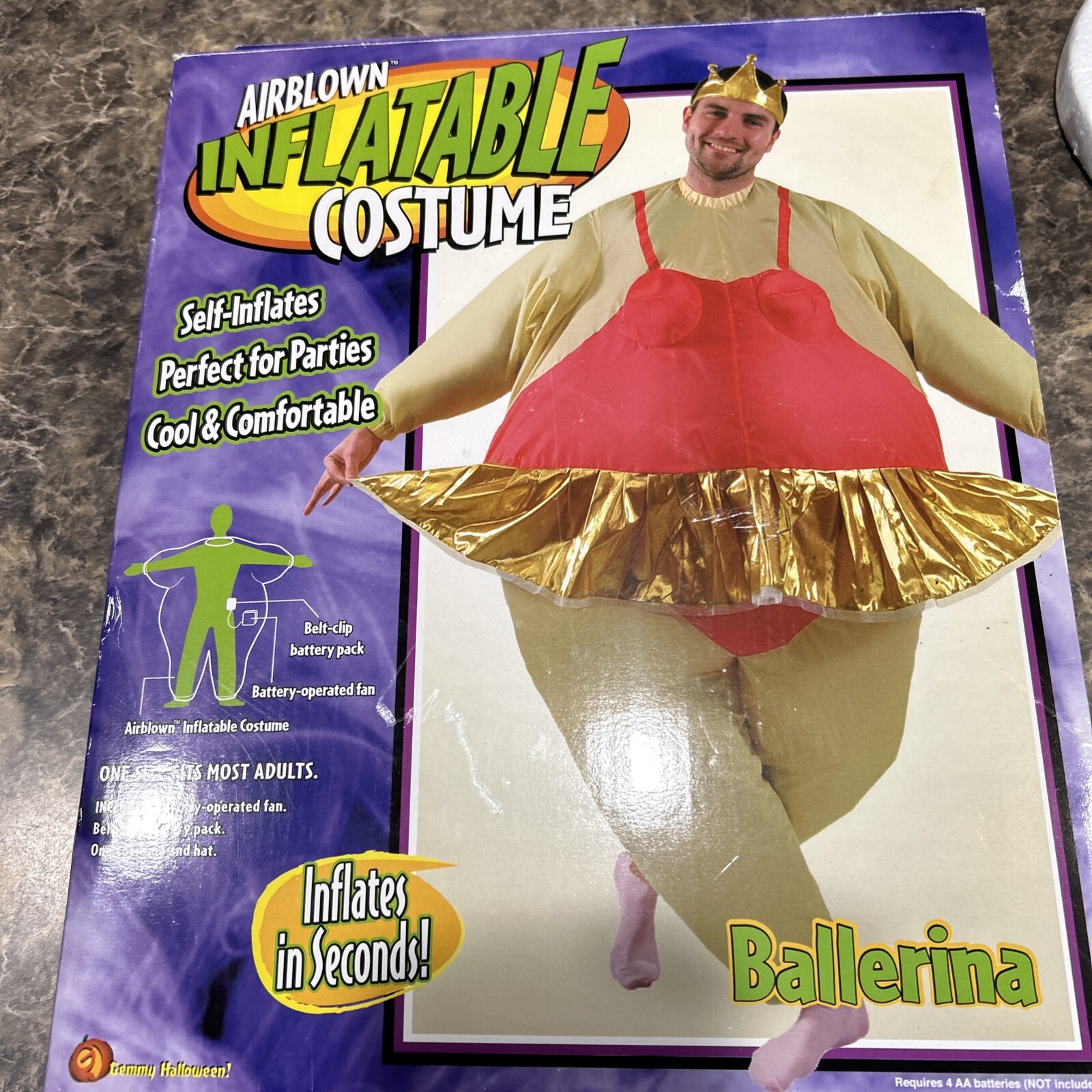 GEMMY AIrblown Inflatable Costume BALLERINA Halloween Adult 2OO5 | eBay