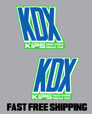 KDX 200 Radiator Shroud Graphics Kdx200 1989-1994 Shroud Decal MX 90 91 ...
