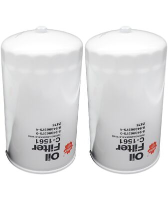 2 x C1561 Sakura Oil Filter -Fits Isuzu + Hino Xref:Z475, WZ475 ...