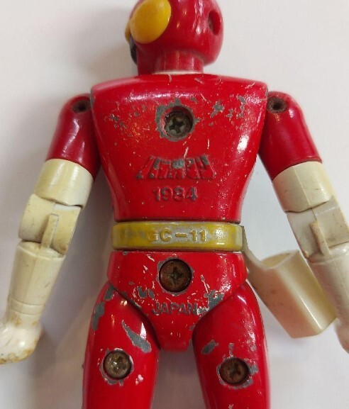 Choudenshi Bioman Bio Red Chogokin Figure GC-11 Bandai 1984 Model Super ...