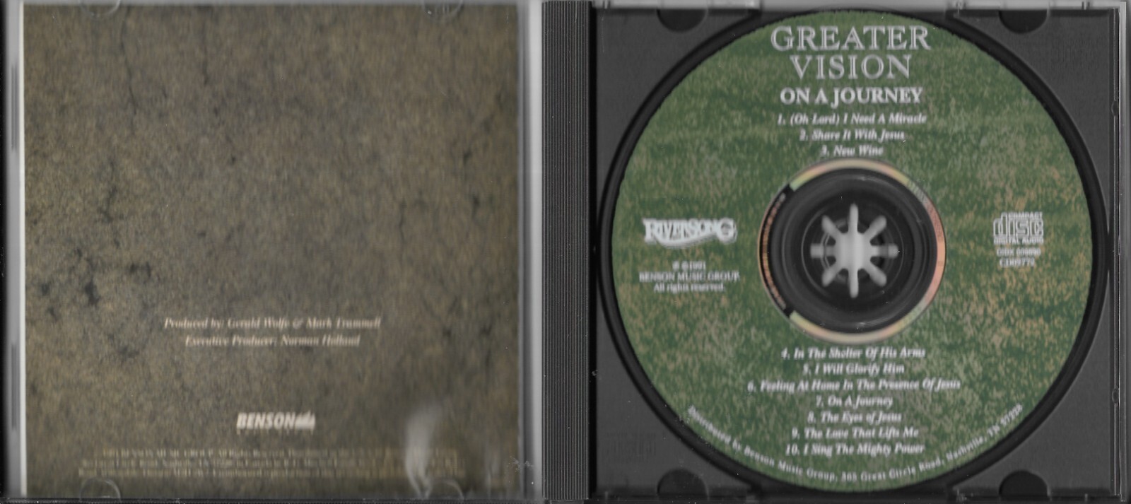 GREATER VISION........"ON A JOURNEY"......RARE HTF OOP GOSPEL CD | eBay