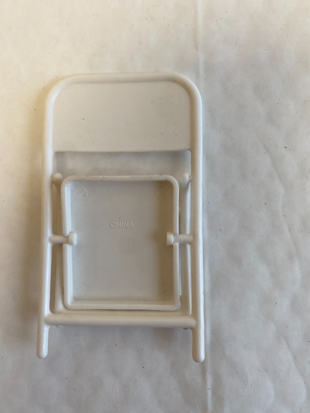 WWE WWF WHITE STEEL CHAIR ACTION FIGURE ACCESSORY MATTEL ELITE JAKKS ...
