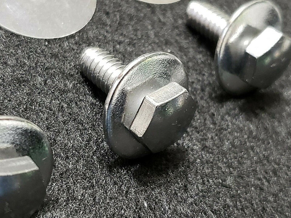 NOSR GM Wing Vent Window Frame Channel Mounting Chrome Bolt Nut & Screw ...