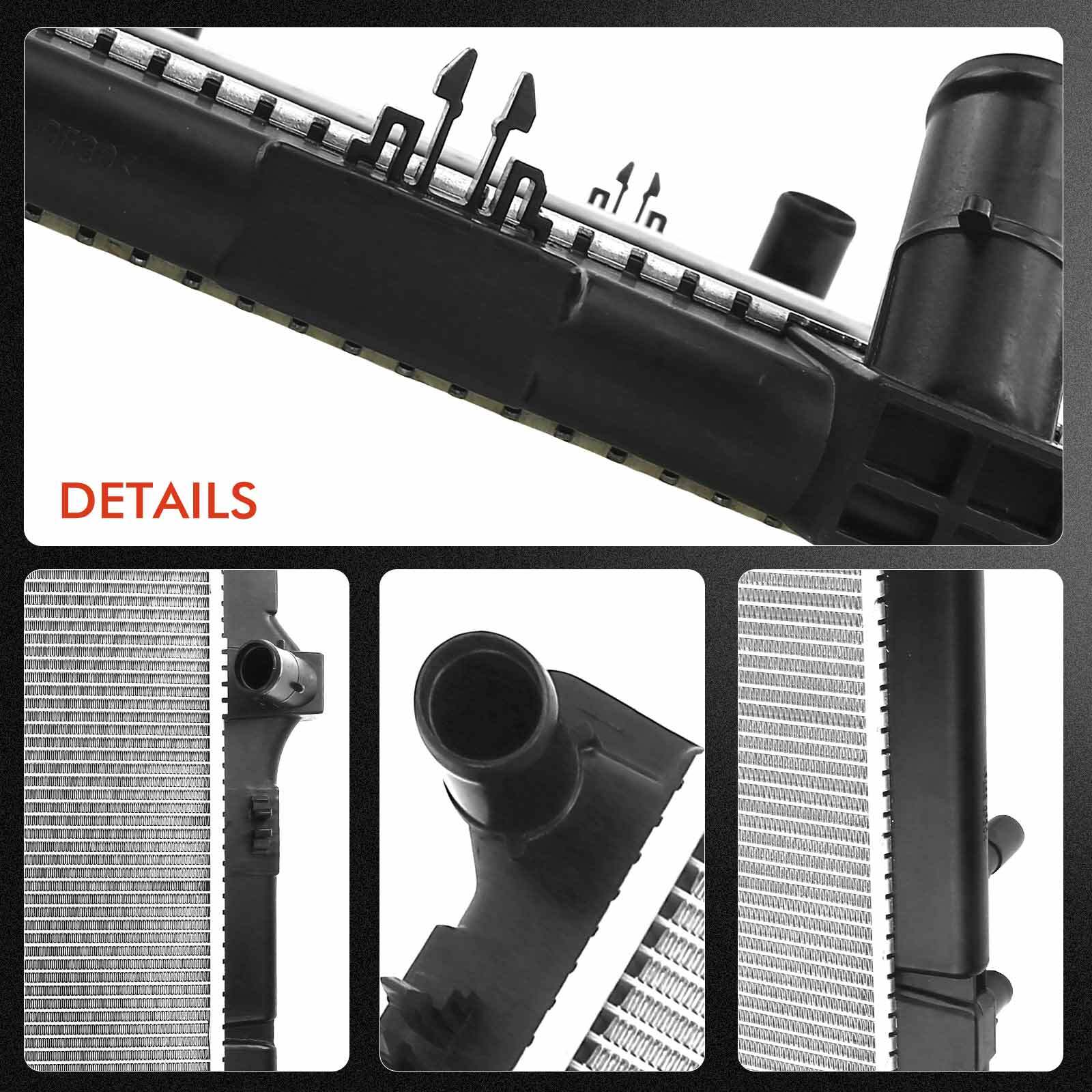 Radiator without Transmission Oil Cooler for Toyota Prius C 2012-2019 ...