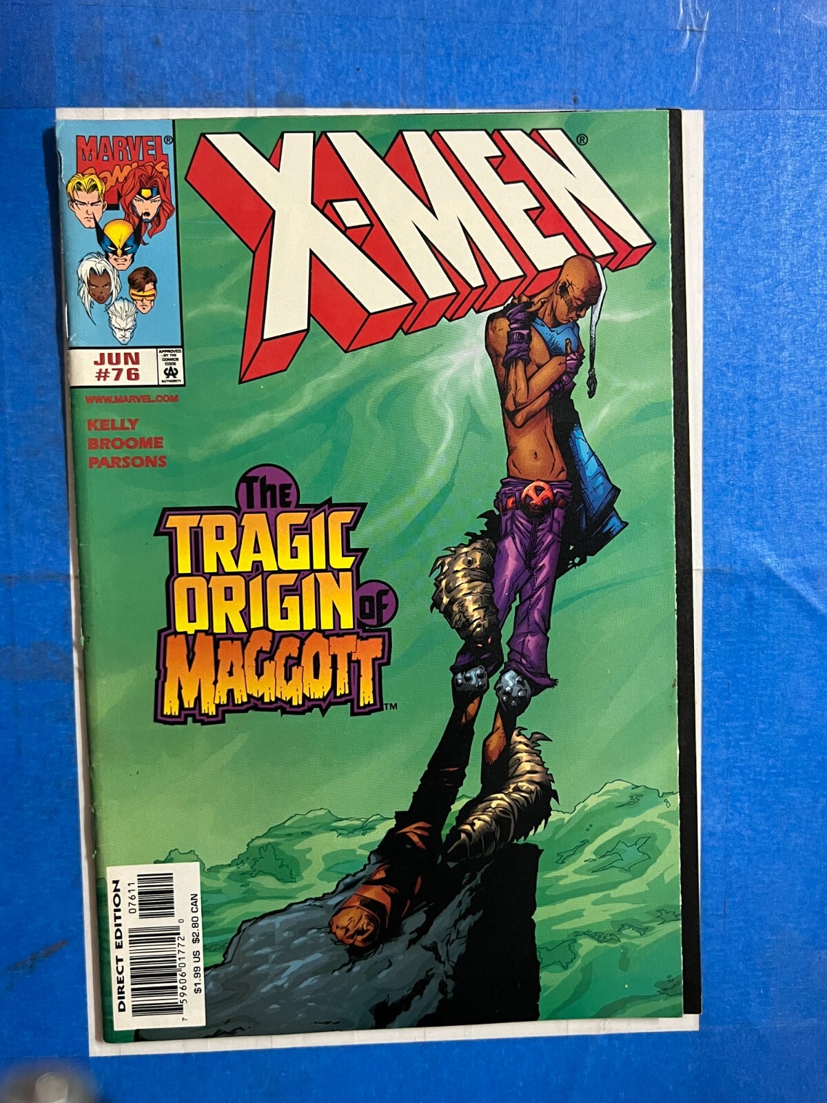 X-MEN # 76 THE TRAGIC ORIGIN OF MAGGOTT Marvel Comics 1998 | Combined ...