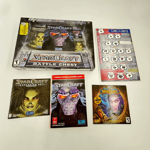 StarCraft Battle Chest Big Box PC Game Expansion Pack 1999 No Games ...