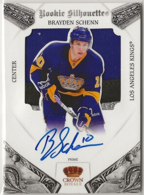 2010-11 Crown Royale Jersey Auto Rookie Patch #119 Brayden Schenn 12/99 ...