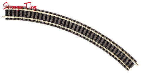 Fleischmann Profi Track Curve Radius 2 45 Degree 225.6mm 1:160 Scale, N ...