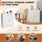 Practical Storage Cabinet w/Floor-Type Design &Anti-Tipping Device ...