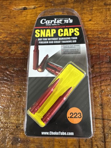 CARLSON'S .223 ALUMINUM SPRING LOADED SNAP CAPS 2 PACK | eBay