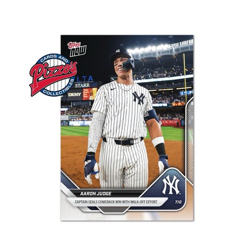 Aaron Judge Walk-Off Yankees 2025 MLB Topps NOW Card 410 Presale | eBay