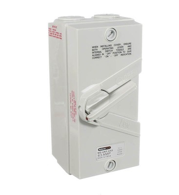 NATIONAL LIGHT SOURCES NLS 30664 | 4 Pole 63Amp Isolating Switch | IP56 ...