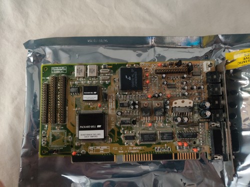 138-MMSN811 Aztech Sound Galaxy Nova 16 Sound Card ISA YMF262 OPL retro ...