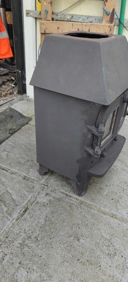 Villager 8KW Double Door Stove Wood Burner Cast Iron, Multi-Fuel | eBay UK