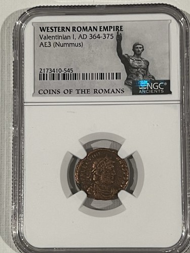 Western Roman Empire Valentinian I AD 364-375 AE3 NGC Certified Coin | eBay