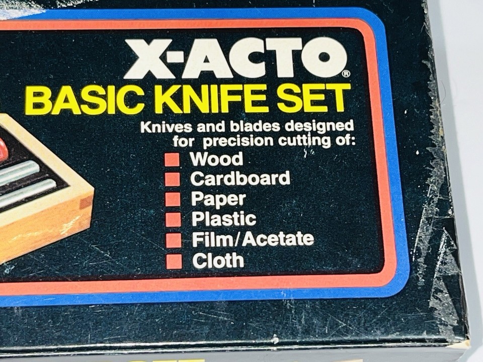 VINTAGE X-ACTO BASIC KNIFE SET (MODEL X-5082) | eBay