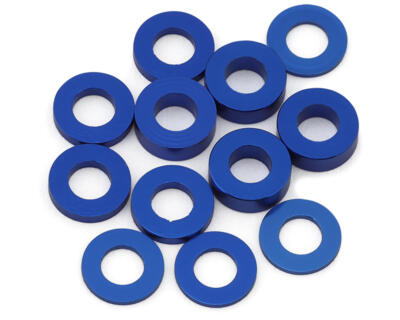 eXcelerate 3x6mm Aluminum Shim Pack (Blue) (12) (0.5, 1.0, 2.0mm) [XCE ...