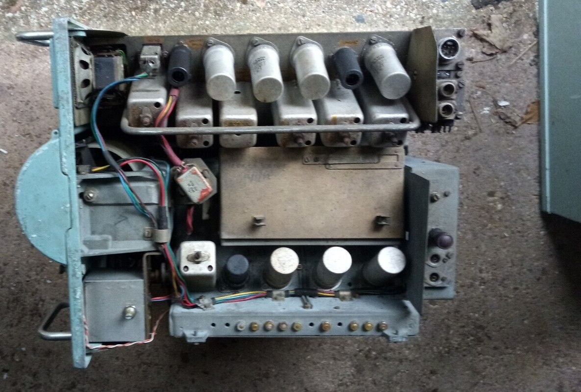 RARE 1950 VINTAGE VALVE SHORTWAVE Murphy B-40 Naval Communications ...