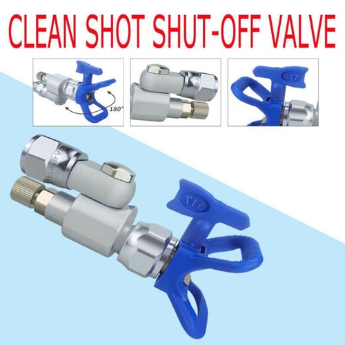 New Clean Shot Shut-Off Valve for Paint Gun Pole Extensions 287030 w ...