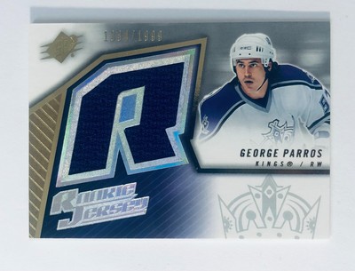 George Parros Rookie Jersey 2005-06 SPx #144 Los Angeles Kings #1334/ ...