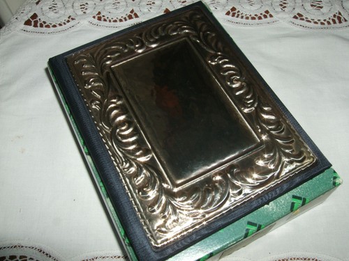 AGENDA RUBRICA TELEFONICA TASCABILE ARGENTO 925 STERLING CM 13X11 MADE ...