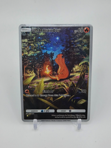 Custom HOLO Charmander Card Charmander Trading Card READ DESCRIPTION ...