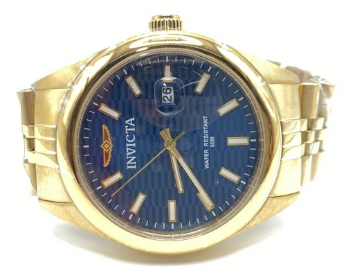 NEW INVICTA WATCH AVIATOR 38412 43MM PC32 QUARTZ 3 YEAR WARRANTY NO BOX ...