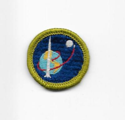 Space Exploration 1965-1971 G1 Type G Cloth Back Merit Badge Boy Scouts ...