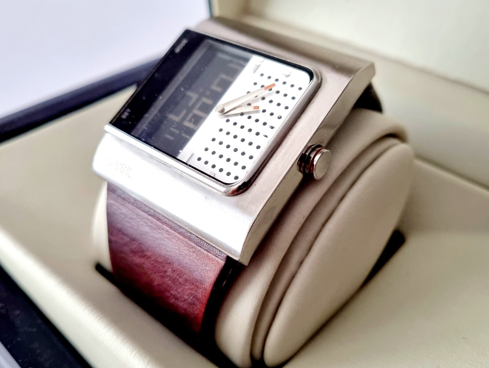 Fossil Watch Men Model JR 9387 50M Stainless steel RARE | eBay