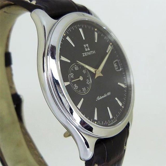 Zenith Elite Men's Black Watch - 90/01 0040 680 for sale online | eBay