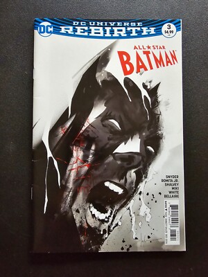 DC Comics All-Star Batman #3 December 2016 John Romita Jr Jock Variant ...