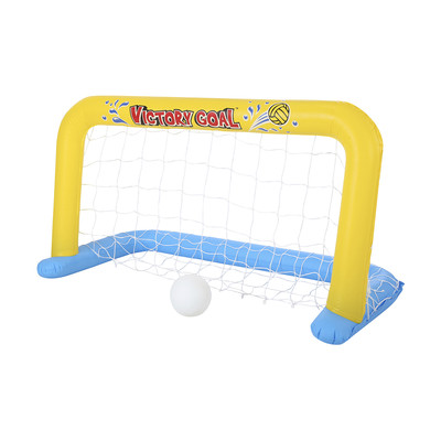 Giant Inflatable Water Polo Set - Goal Ball Blow Up Pool Toy Float ...