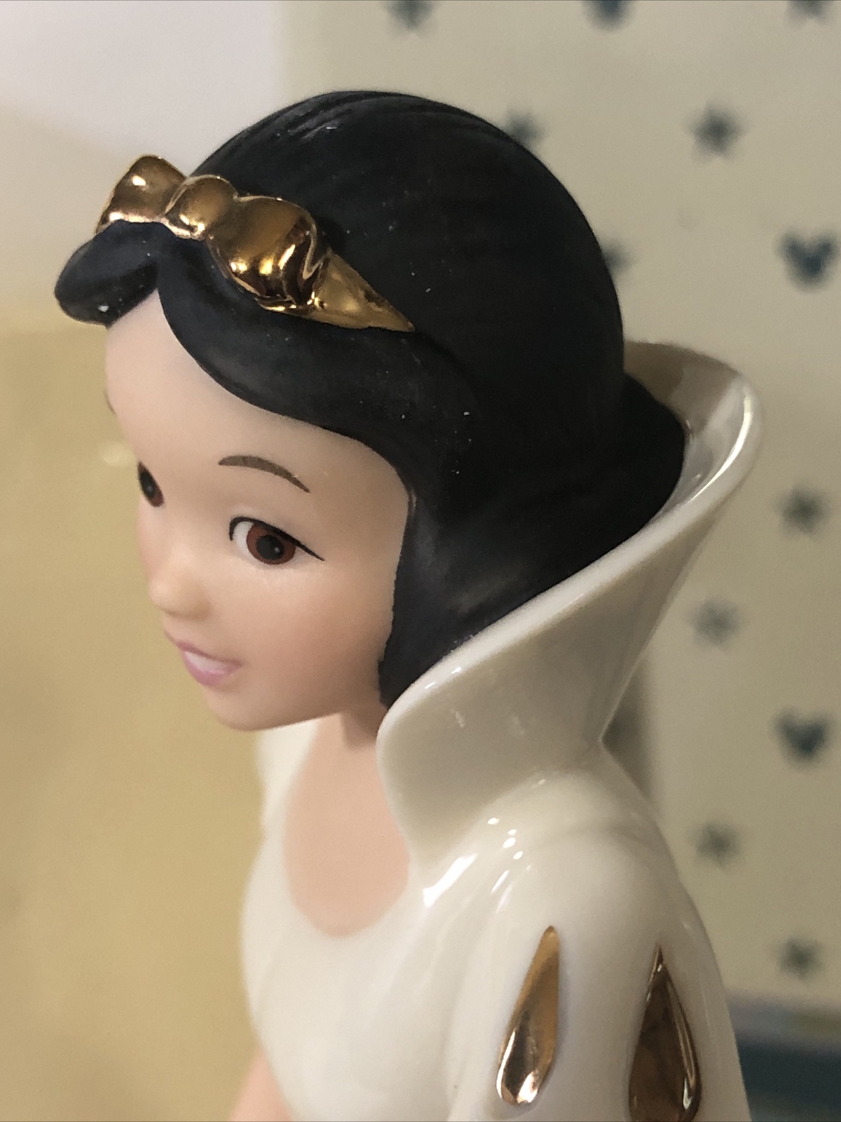LENOX DISNEY SHOWCASE COLLECTION 7 1/4" SNOW WHITE FIGURINE 1998 COA ...