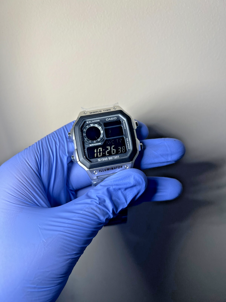 "Ghost" | Custom Metal ⚫️⚪️ Negative Display Casio WT | Royale | AE ...