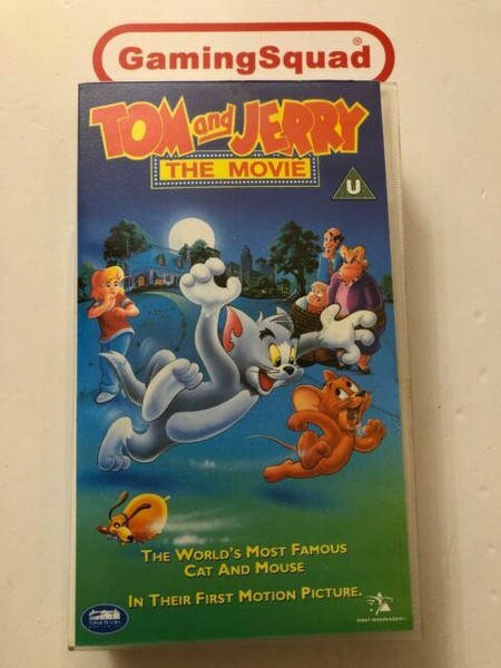 Tom and Jerry The Movie 1992 VHS Video Tape Kids Family Favourites for ...