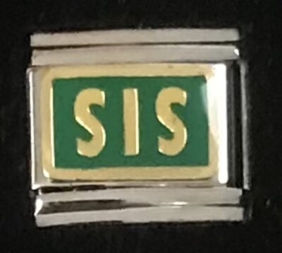 Sis Italian Charm Enamel Link 9MM K47 Style GR | eBay