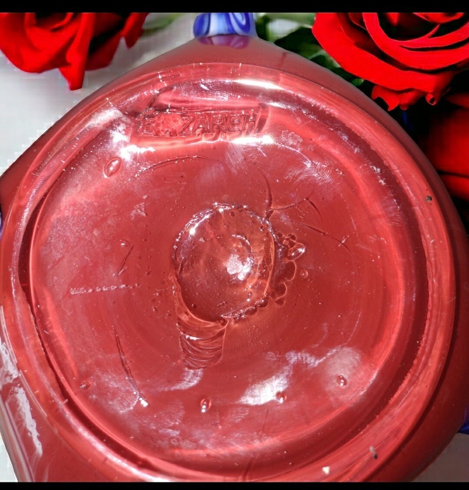 Vintage Signed Stunning Russian Artist E Zareh Baijan Art Glass 18 ...