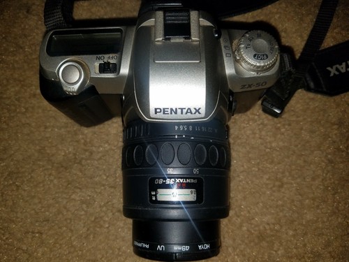 Pentax SLR ZX-50 Film Camera W/ 35-80 mm Lens. | eBay