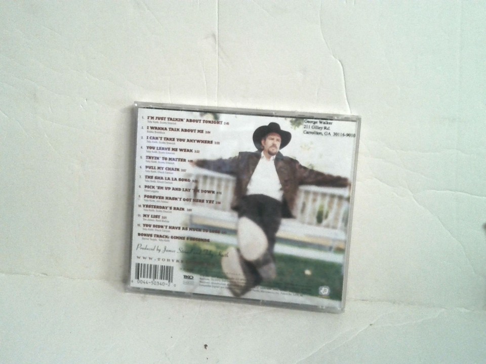 Toby Keith Pull My Chain CD 2001 SKG Music W/Bonus Stickers Look | eBay