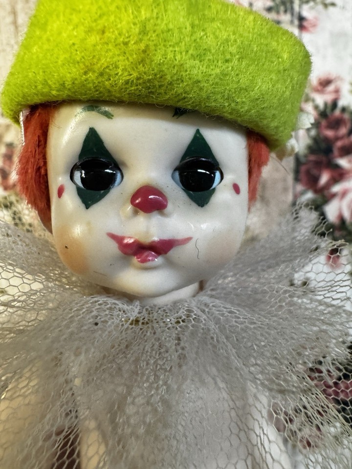 Vintage 1955 Madame Alexander Alexander-kin Baby Clown Doll Dog 7 IN ...
