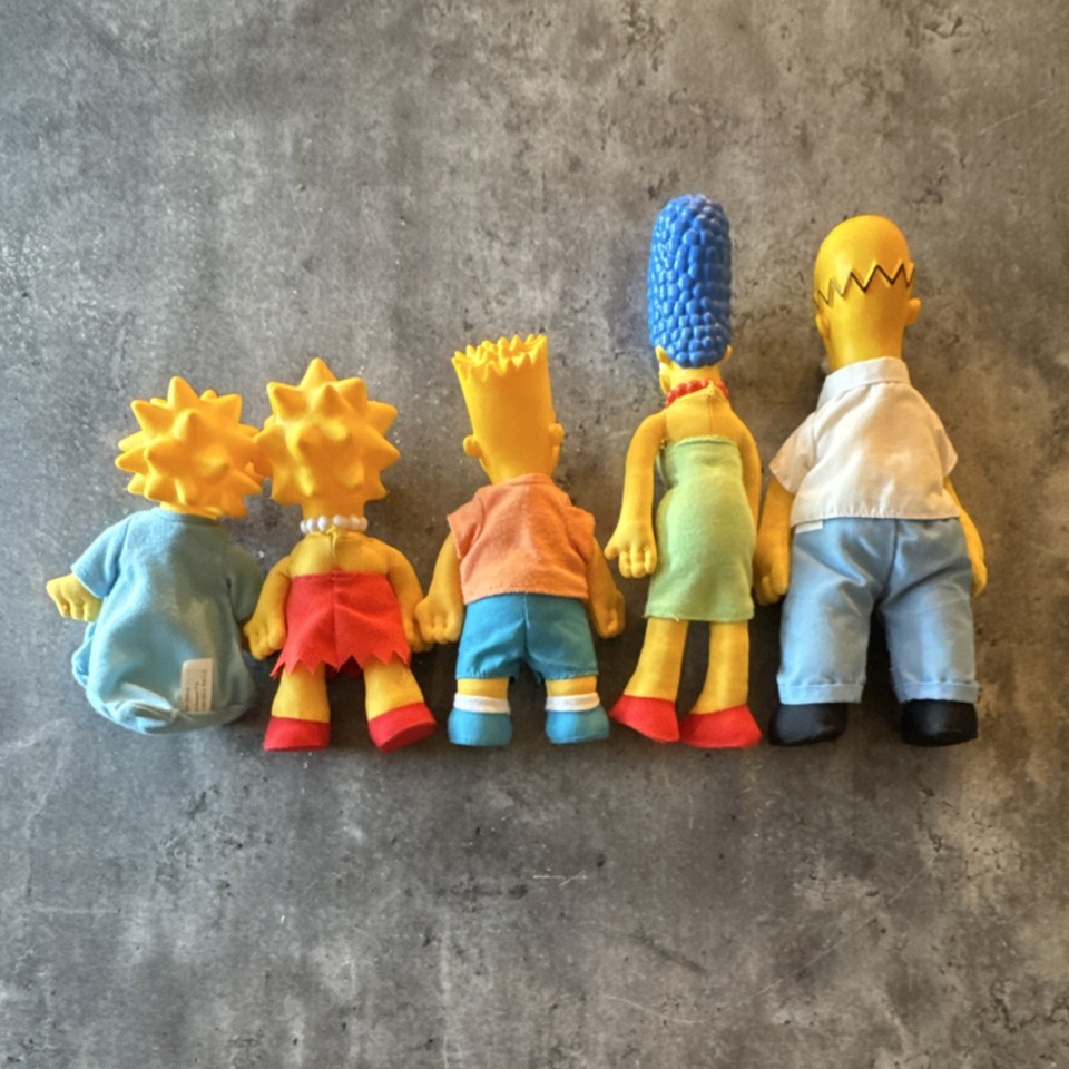 Collector’s 1990 The Simpsons Family Dolls by 20th Century Fox Full Set ...
